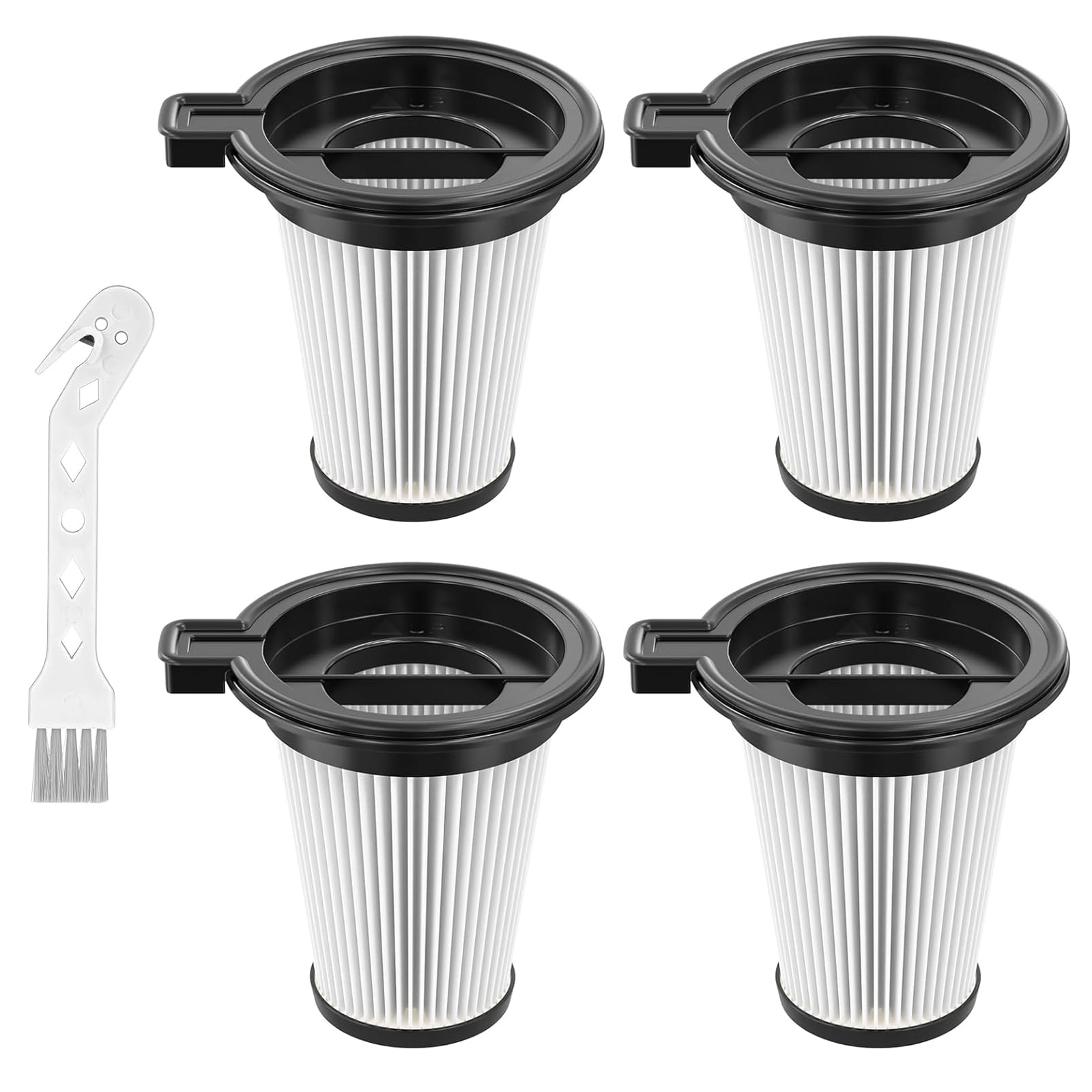 4 Pack Replacement Filters Compatible with Wyze Cordless Vacuum Cleaner ...