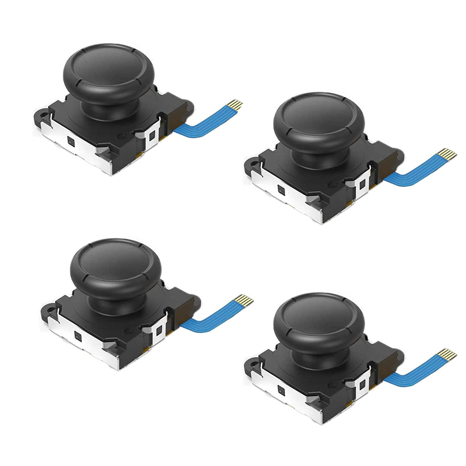 4-Pack Replacement Joystick Analog Thumb Stick Compatible with Switch ...