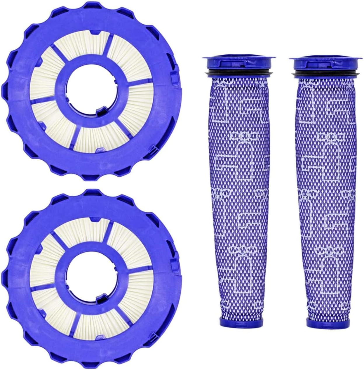 4 Pack Replacement Kit Pre & Post Motor HEPA Filters for Dyson DC40 ...