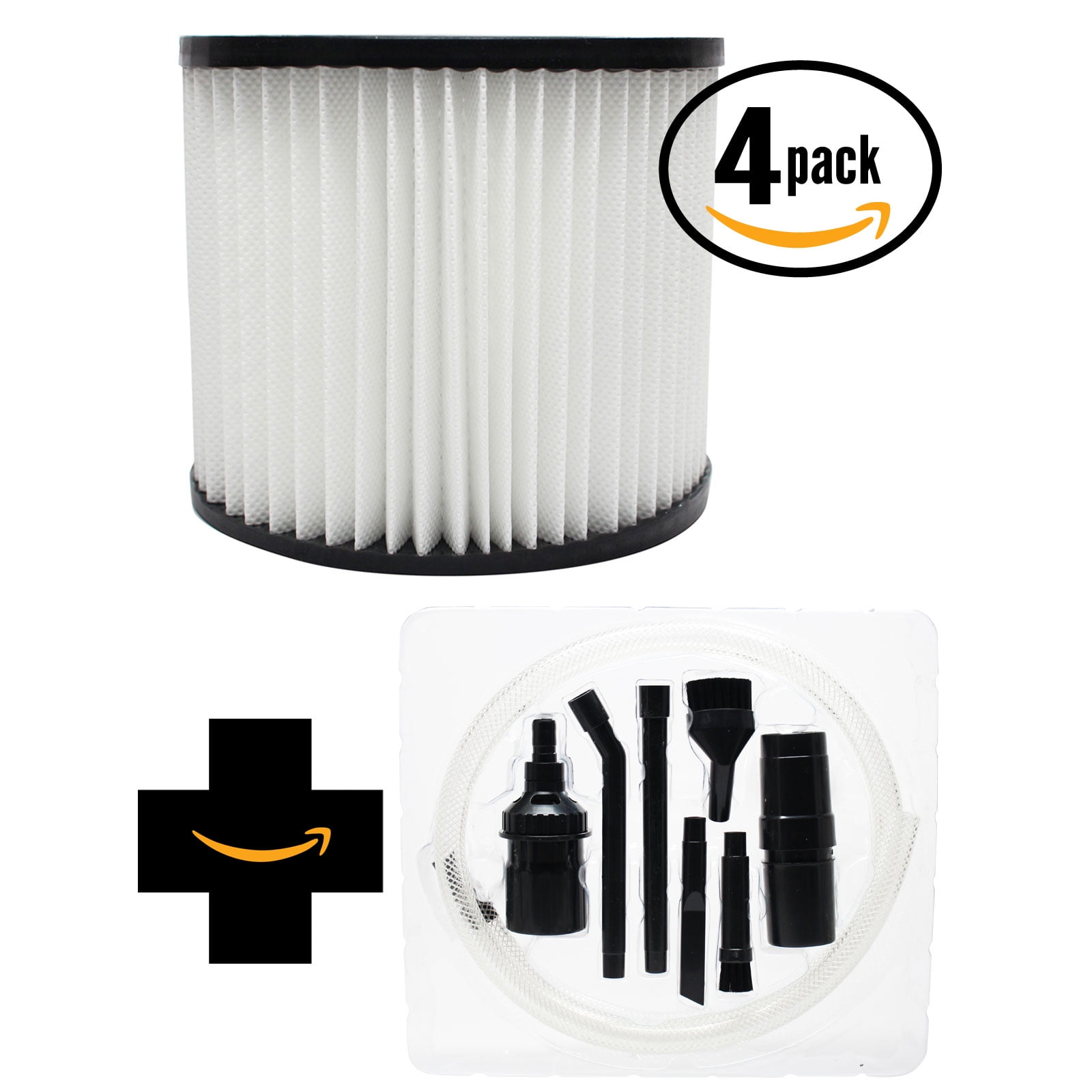 4-Pack Replacement Shop-Vac Lowe's Wet/Dry Vac H87S550A Vacuum ...