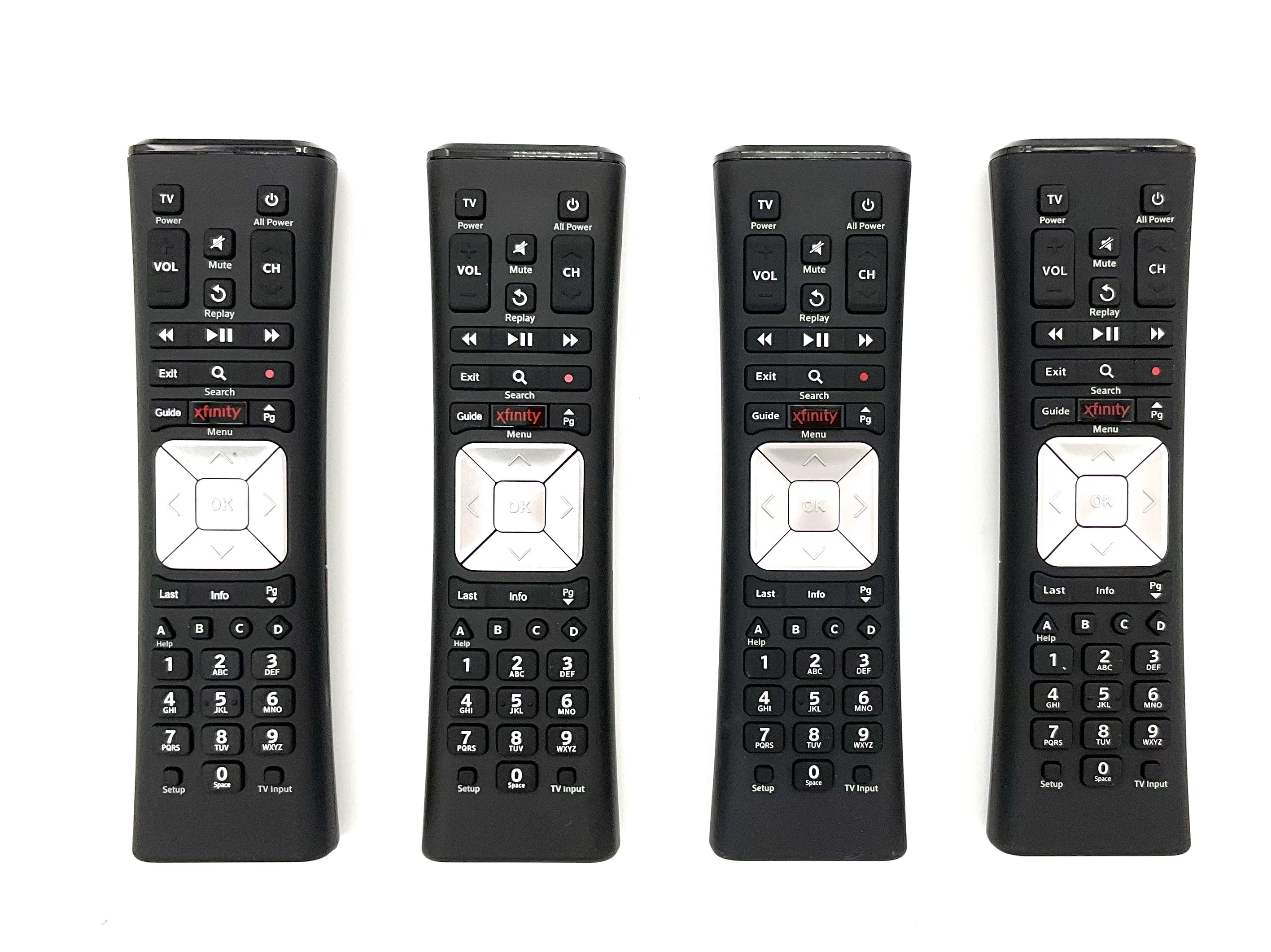 (4 Pack) Replacement Xfinity Comcast Remote Control XR5 for HD DVR ...