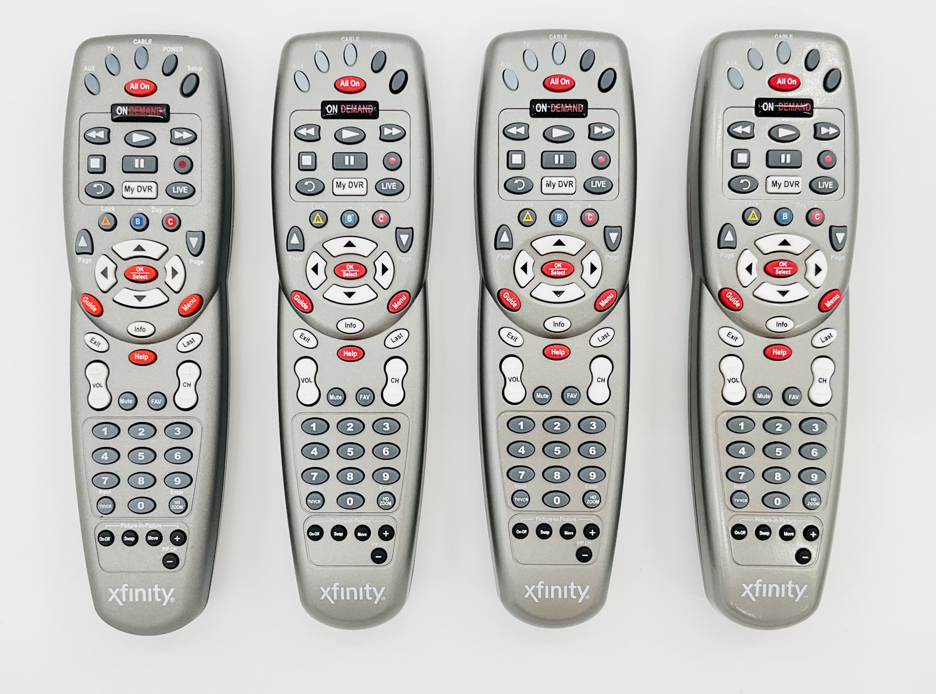 (4 Pack) Replacement Xfinity Comcast Remote Control for DCT Series ...