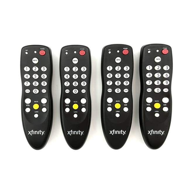 (4 Pack) Replacement Xfinity Comcast Remote Control for DTA Mini ...