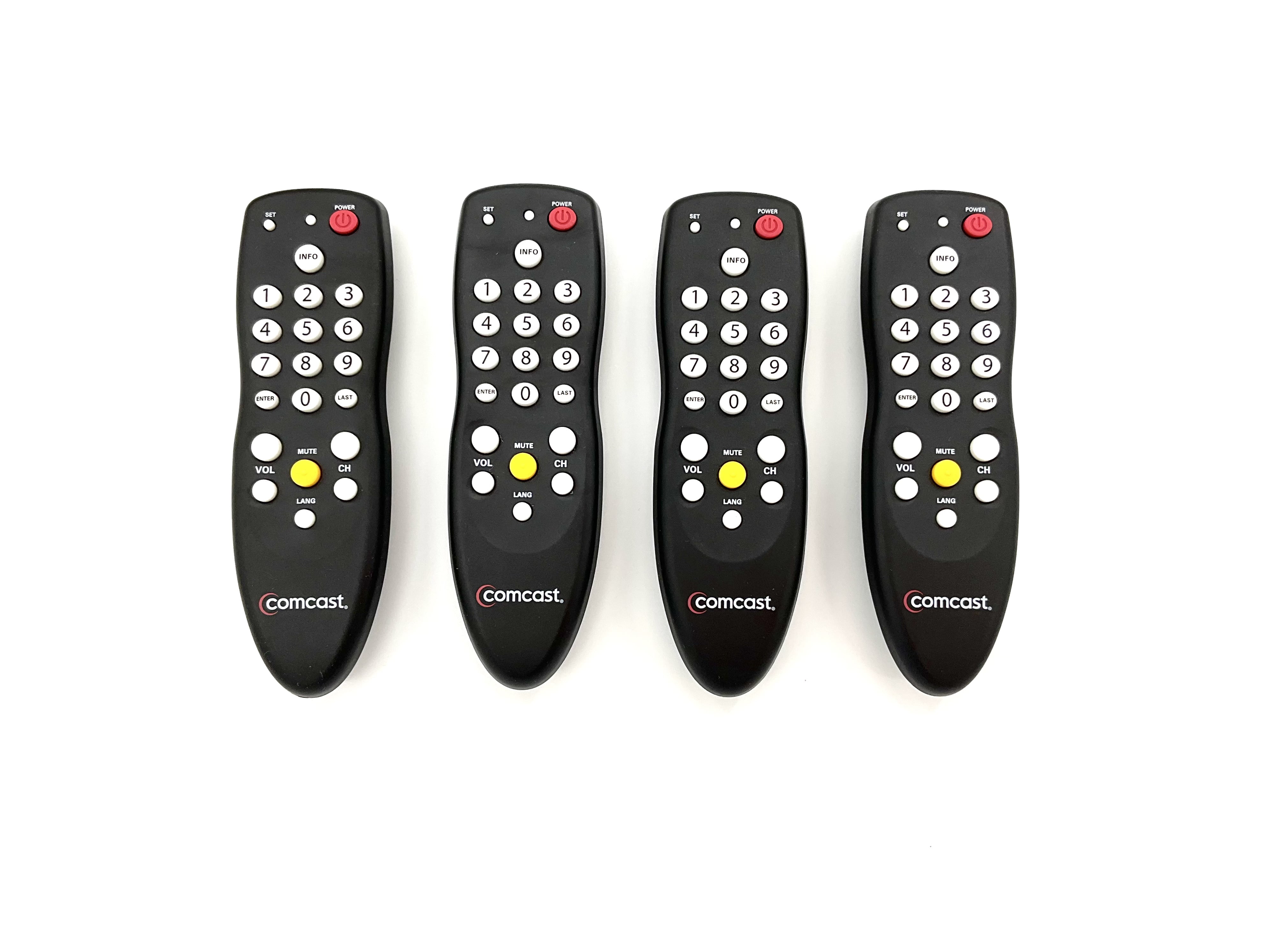 Xfinity Wired Remote Control, 4 Pack, Digital Receiver Compatible ...