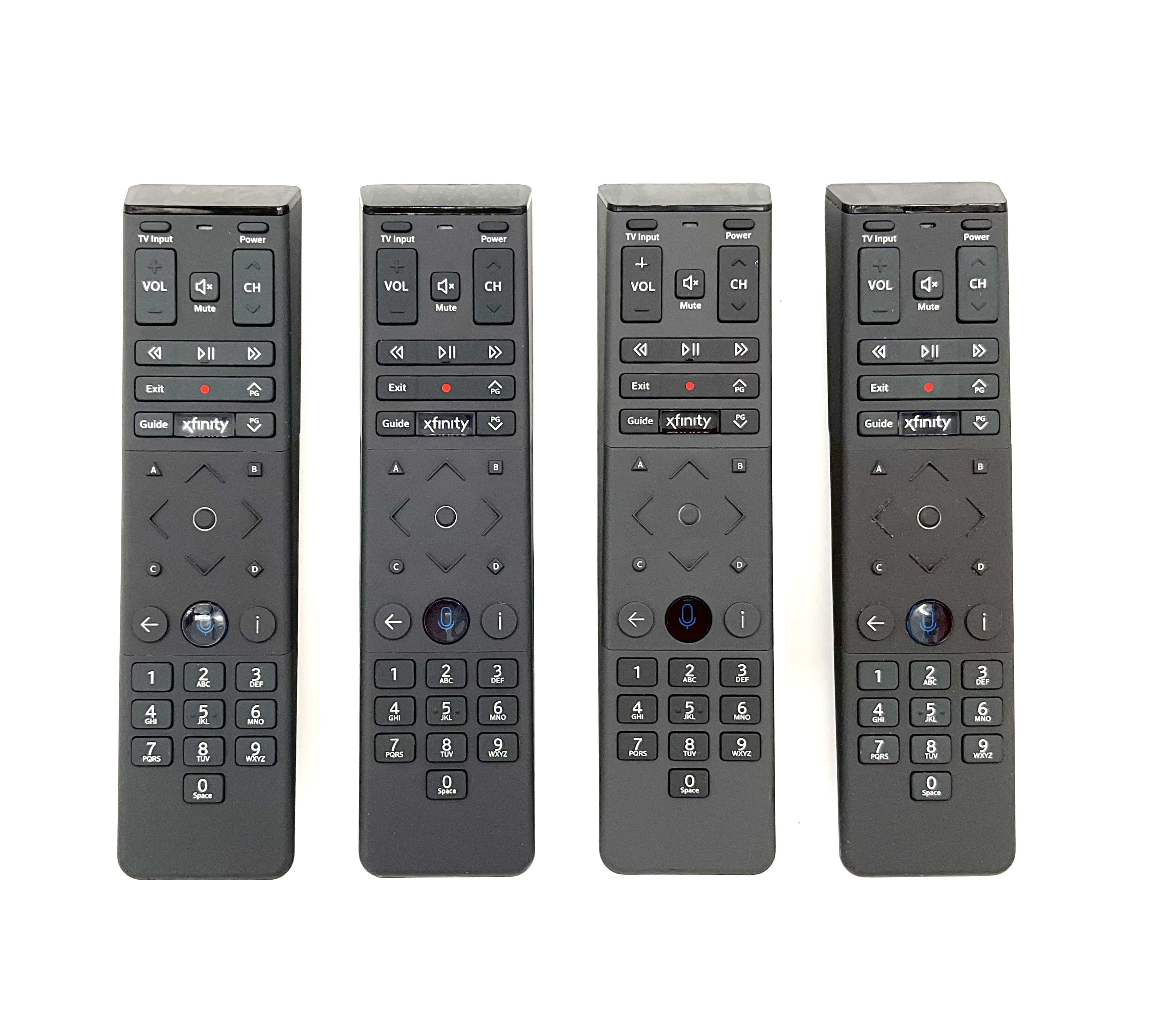 Xfinity Comcast Voice Remote Control Xr15 4 Pack Backlit Compatible With X1 Xi6 Xi5 Xg2