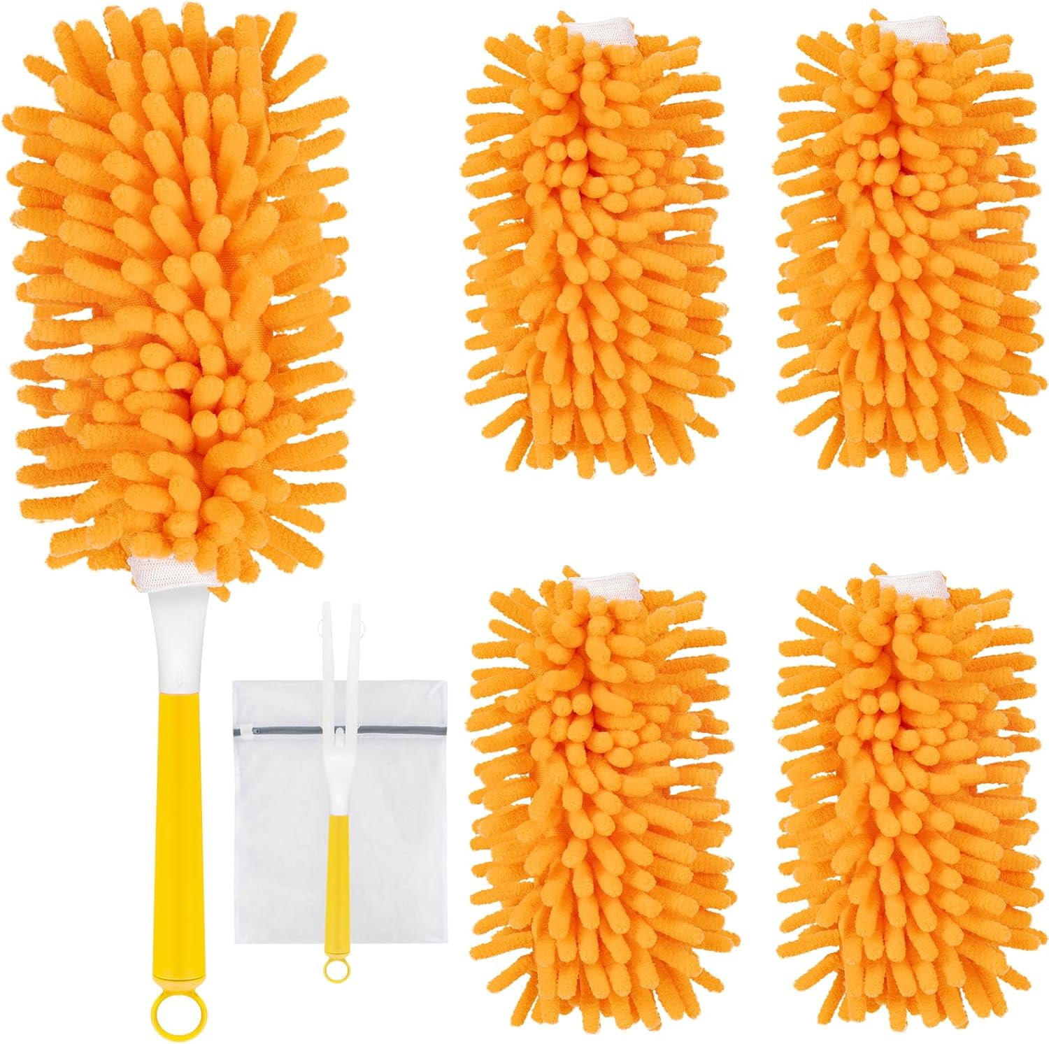 4 Pack Reusable Duster Refills Compatible with Hand Duster, Washable ...