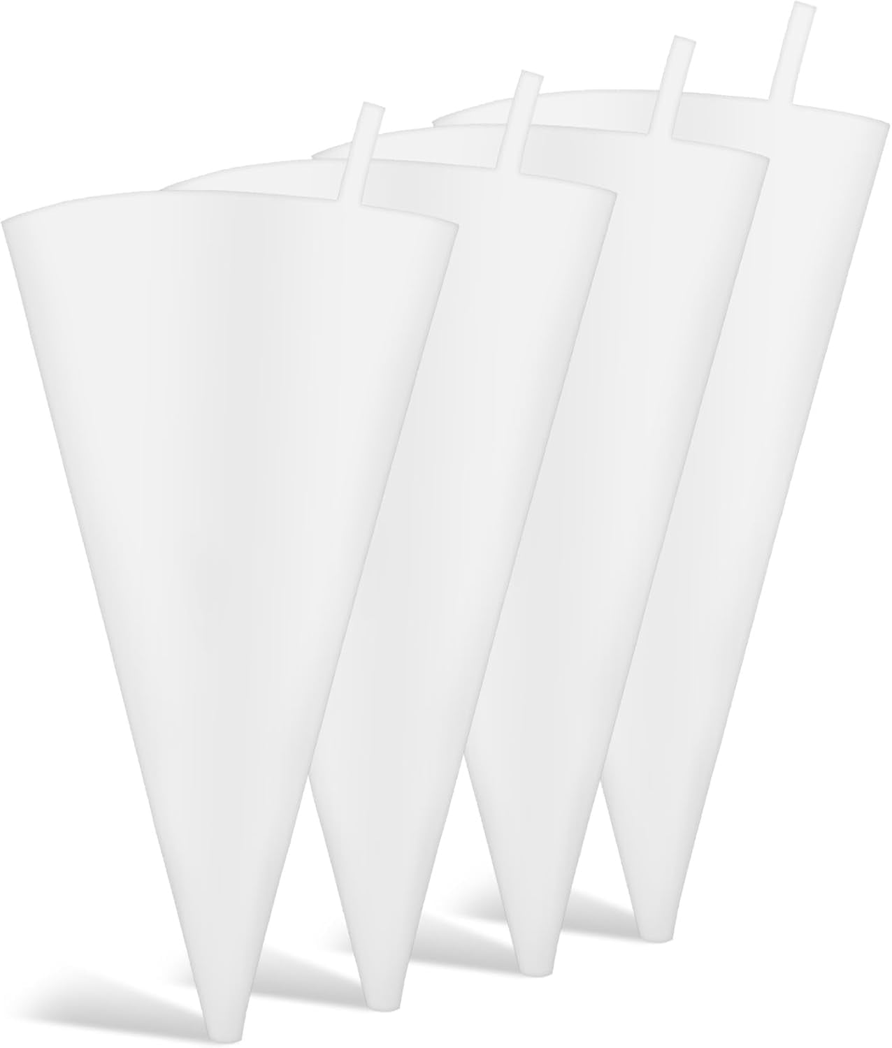 4 Pack Reusable Pastry Bags, 16" Piping Bag Reusable Heavy-Duty Cloth ...