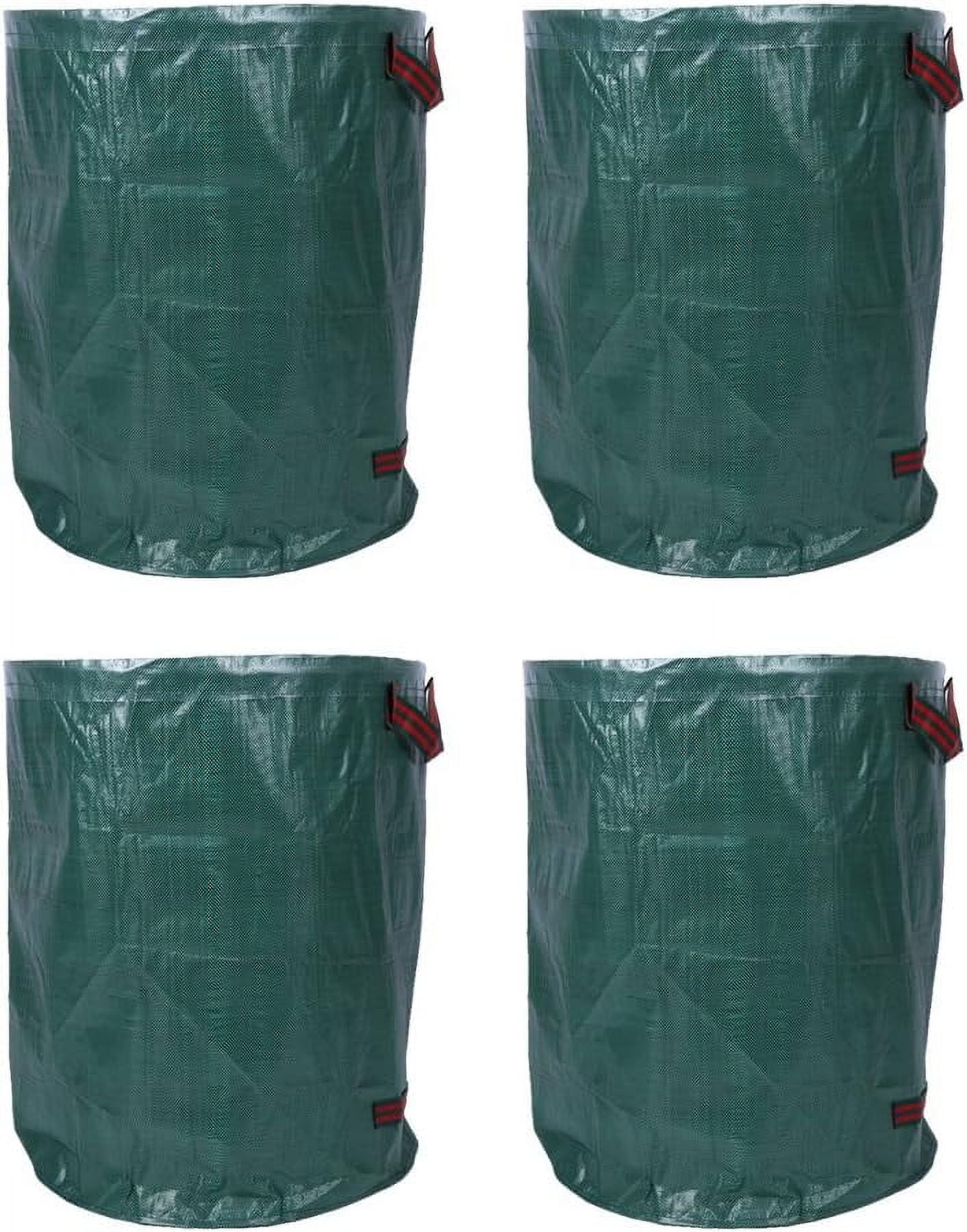 4-Pack Reusable Yard Waste Bags 72 Gallon Heavy Duty Lawn Leaf Bags ...