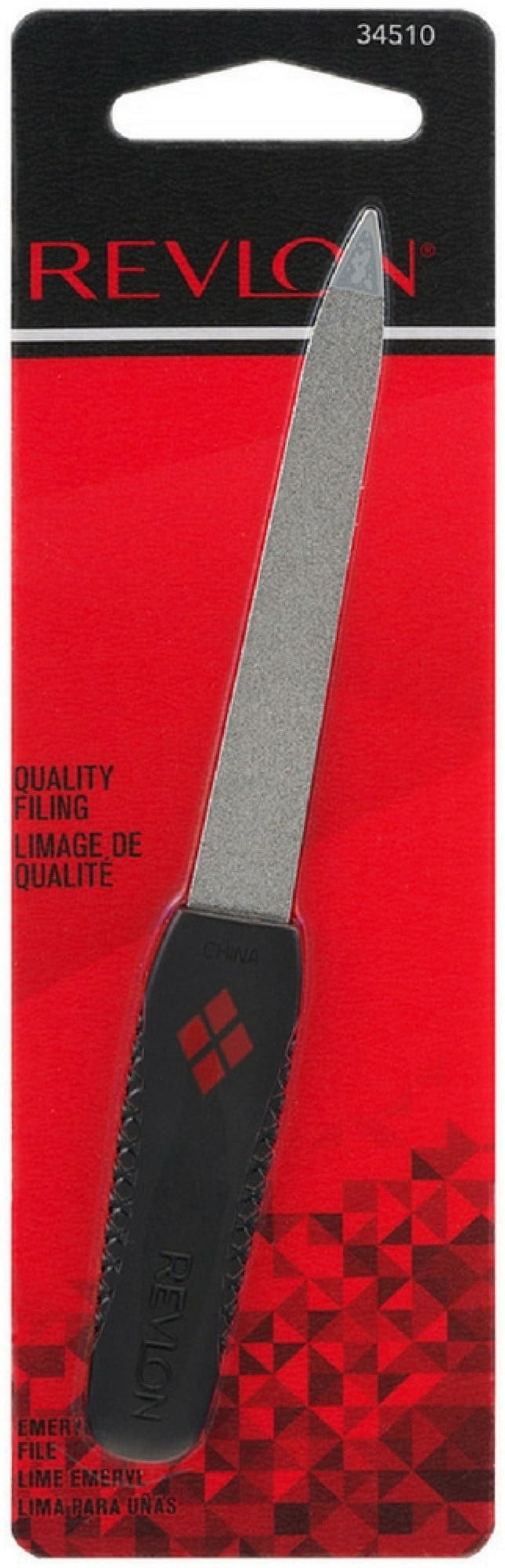 Revlon Emeryl Nail File - 4 Pack, Quick & Easy Filing, Prevents ...