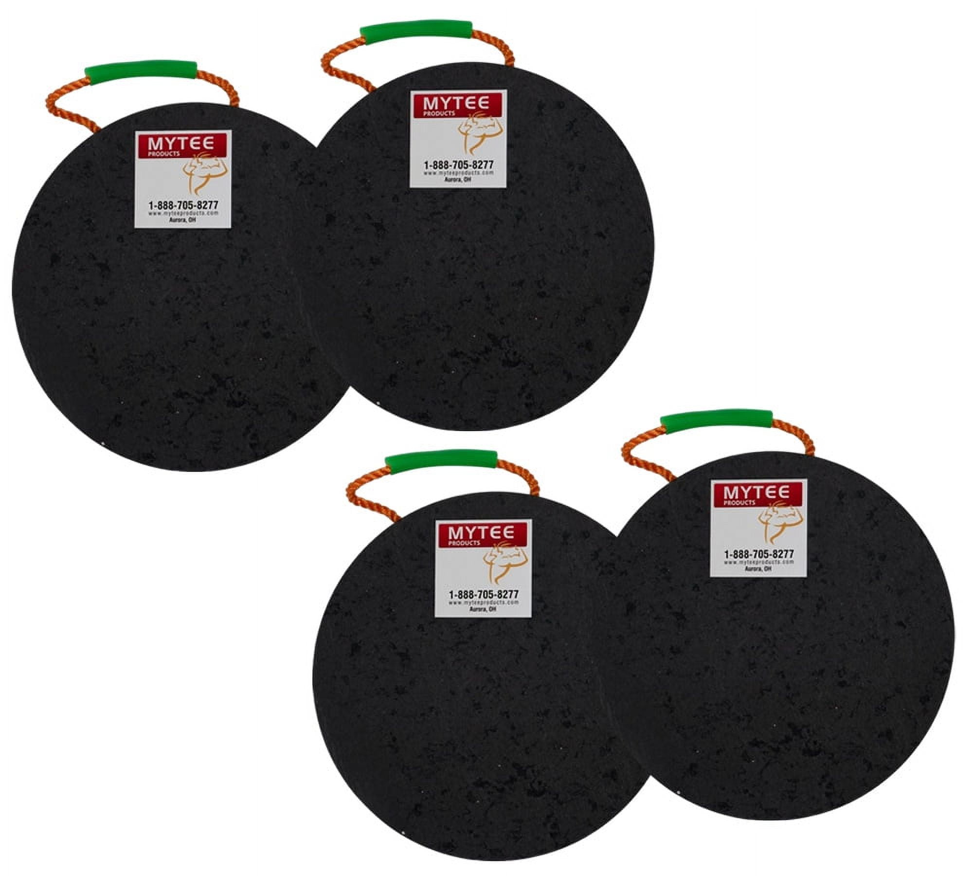 (4 Pack) Round Outrigger Pad 15" Diameter, 1.5" Thick, 50,000 lbs WLL ...