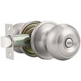 4 Pack Round Privacy Door Knob (Thumb Turn Lock on The Inside), Keyless ...