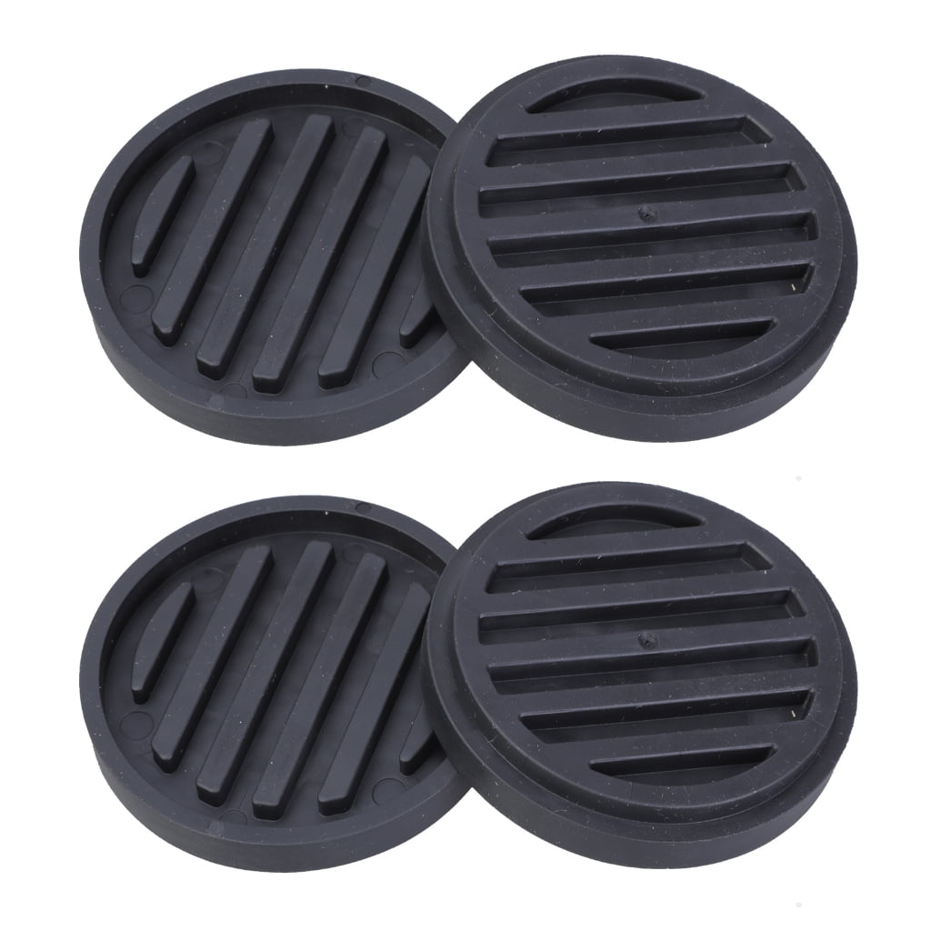 4 Pack Rubber Casters Cups Without Slip Furnitures Grippers Round Sofa ...