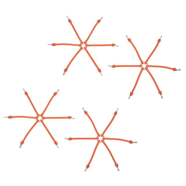 4 Pack Rubber Spider Bungee for Semi Truck Tires - 22-1/2″ & 24-1/2 ...