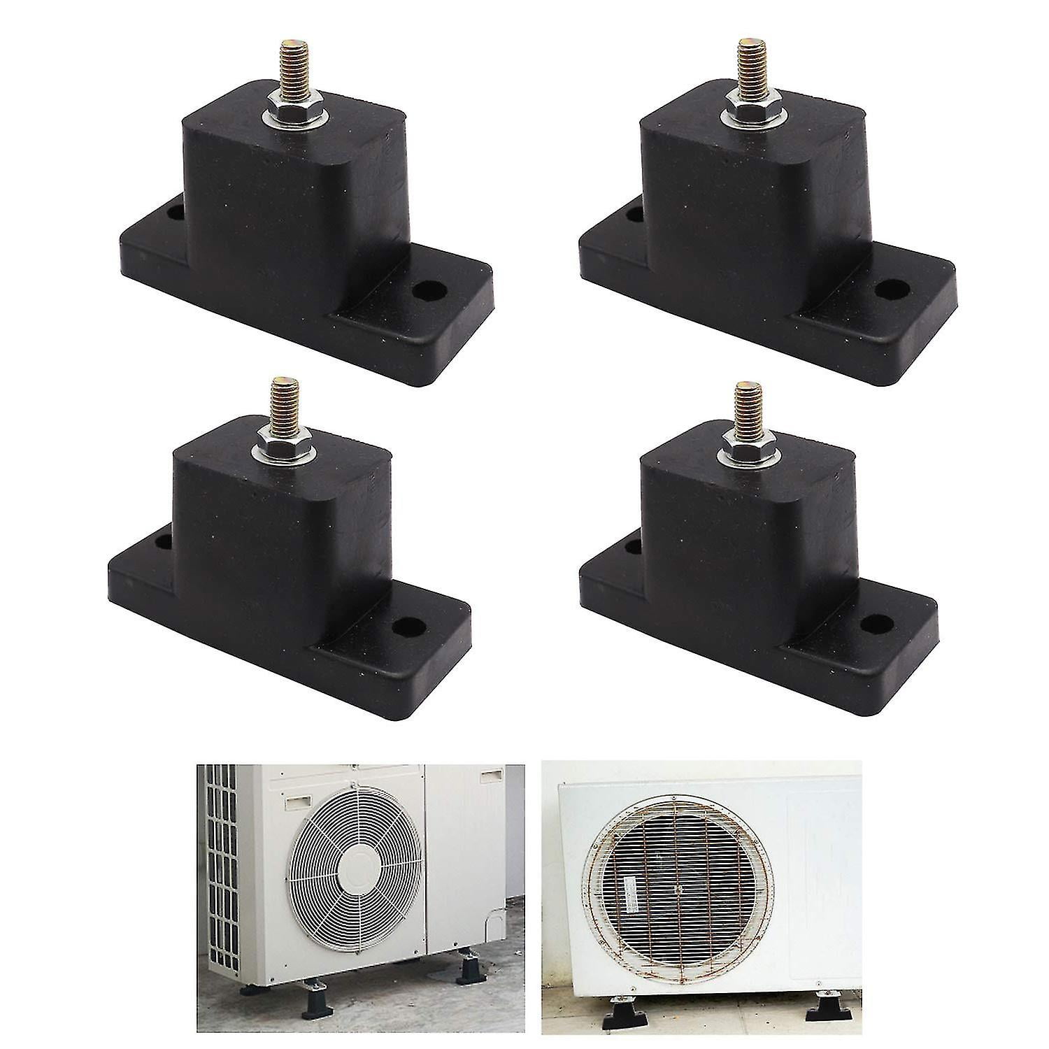 4 Pack Rubber Vibration Isolator, Anti-Vibration Air Conditioner ...