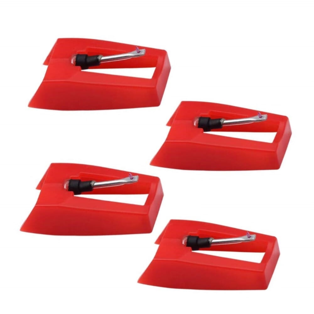 4 Pack Ruby Record Player Needle Turntable Stylus Replacement for ION ...