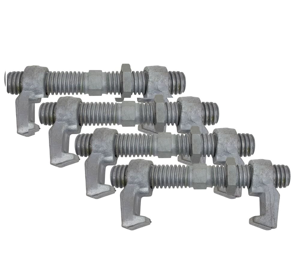 (4 Pack) SEA Rail Shipping Container Bridge Fittings Clamp - 380 mm ...