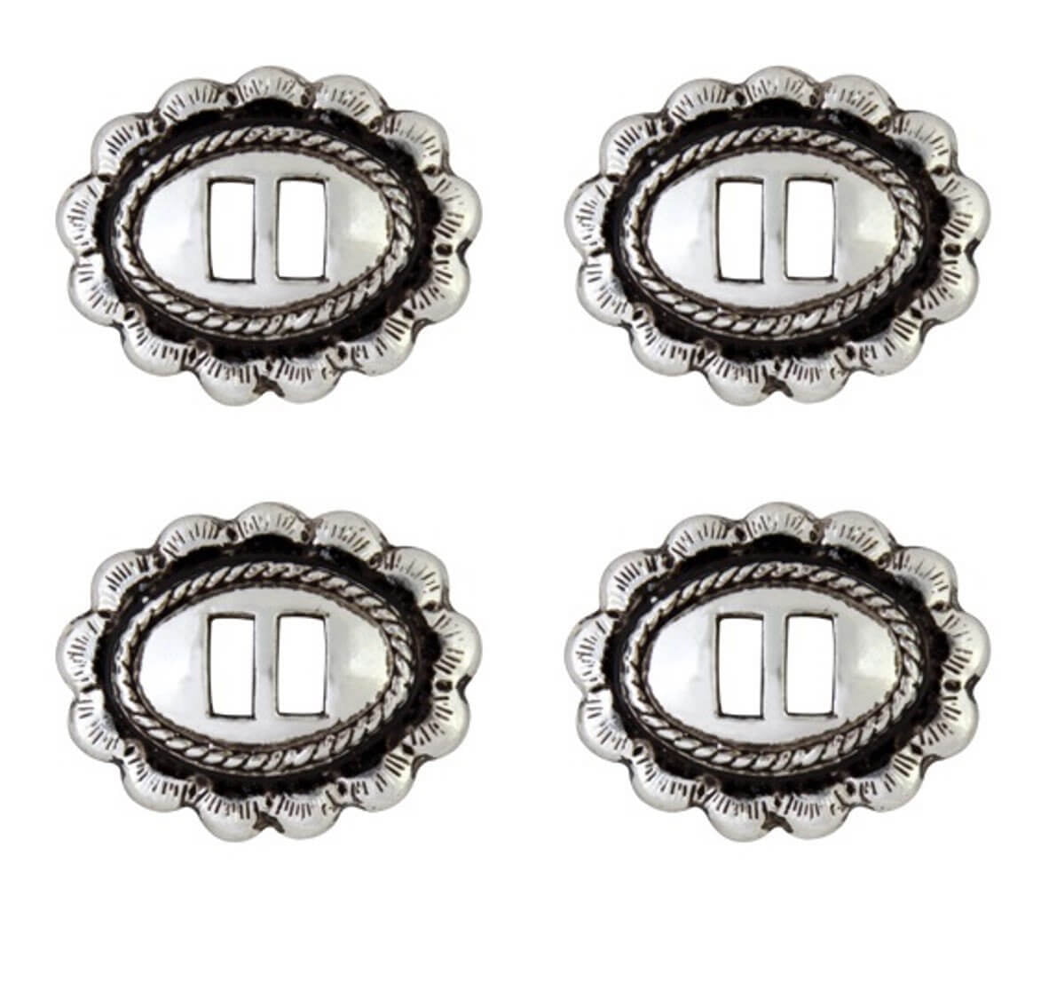 Silver Conchos For Leather