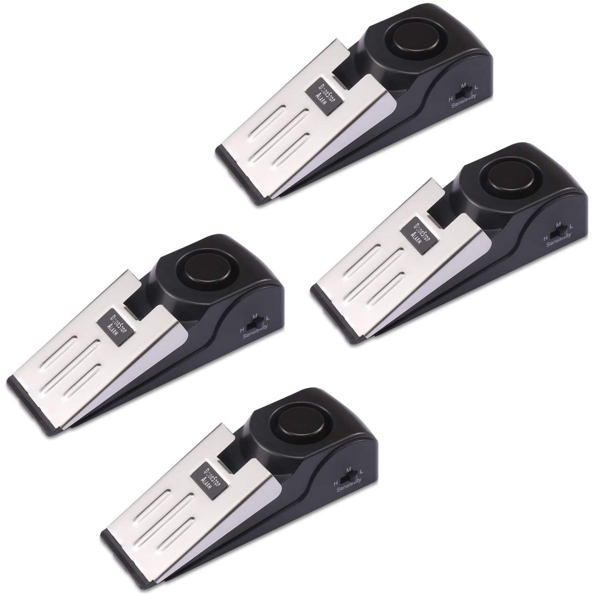 4-Pack Safety Wedge Door Stop Alarm Stopper Blocking Travel Home ...
