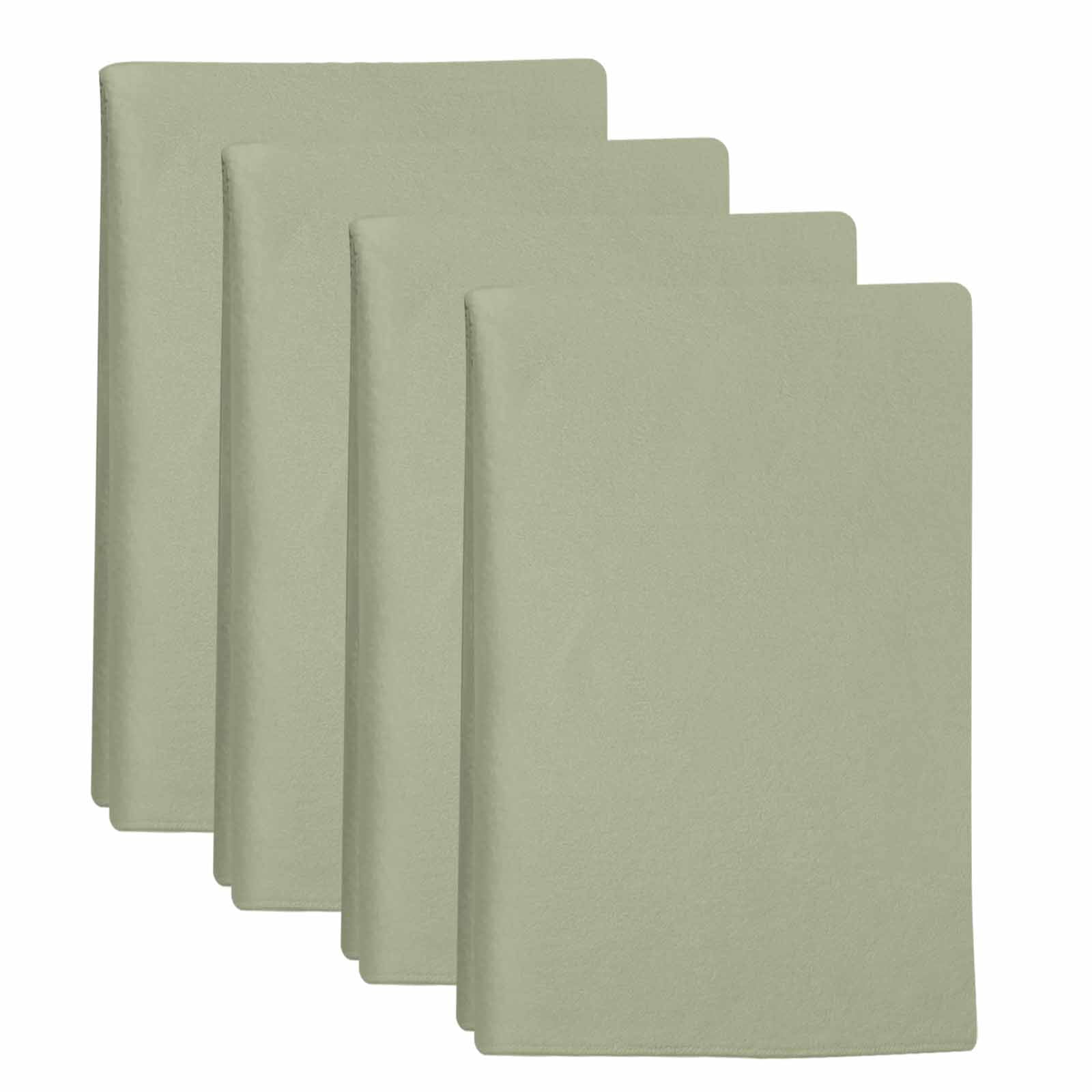4 Pack Sage Green Kitchen Towels Solid Color Decorative Dish Towel Sets ...
