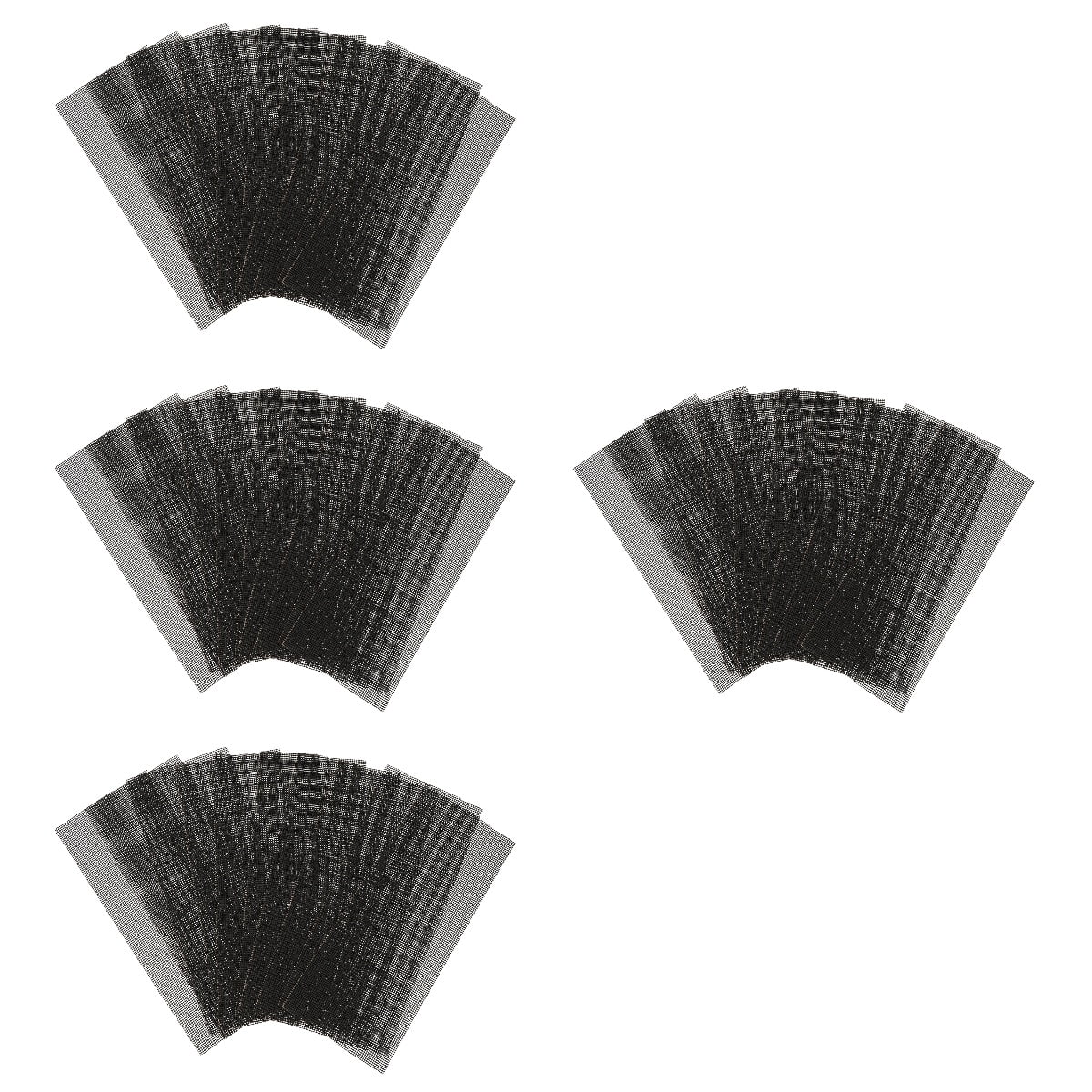 YUYUETIME Wood Sandpaper Black 40Pcs 11X4.5In For Furniture Polishing ...