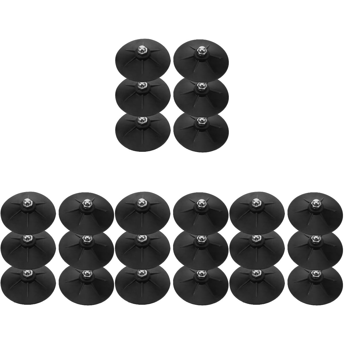 4 Pack Sandbag Sucker Boxing Suction Base for Freestanding Punch Rubber ...