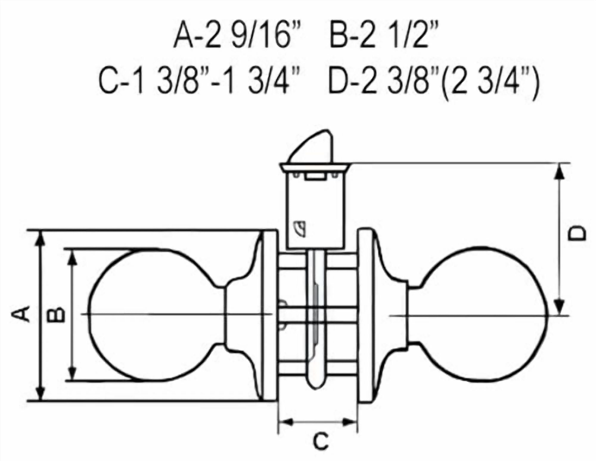 4 Pack Satin Nickel Privacy Bedroom Bathroom Door Oval Egg Style Knob ...