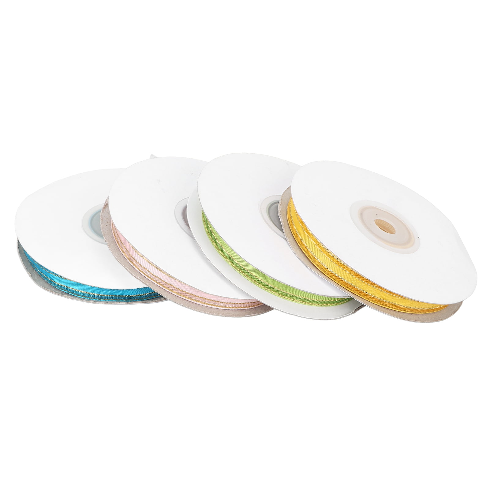 4-Pack Satin Ribbon 0.9cm - Transparent Chiffon, Waterproof & Reusable ...