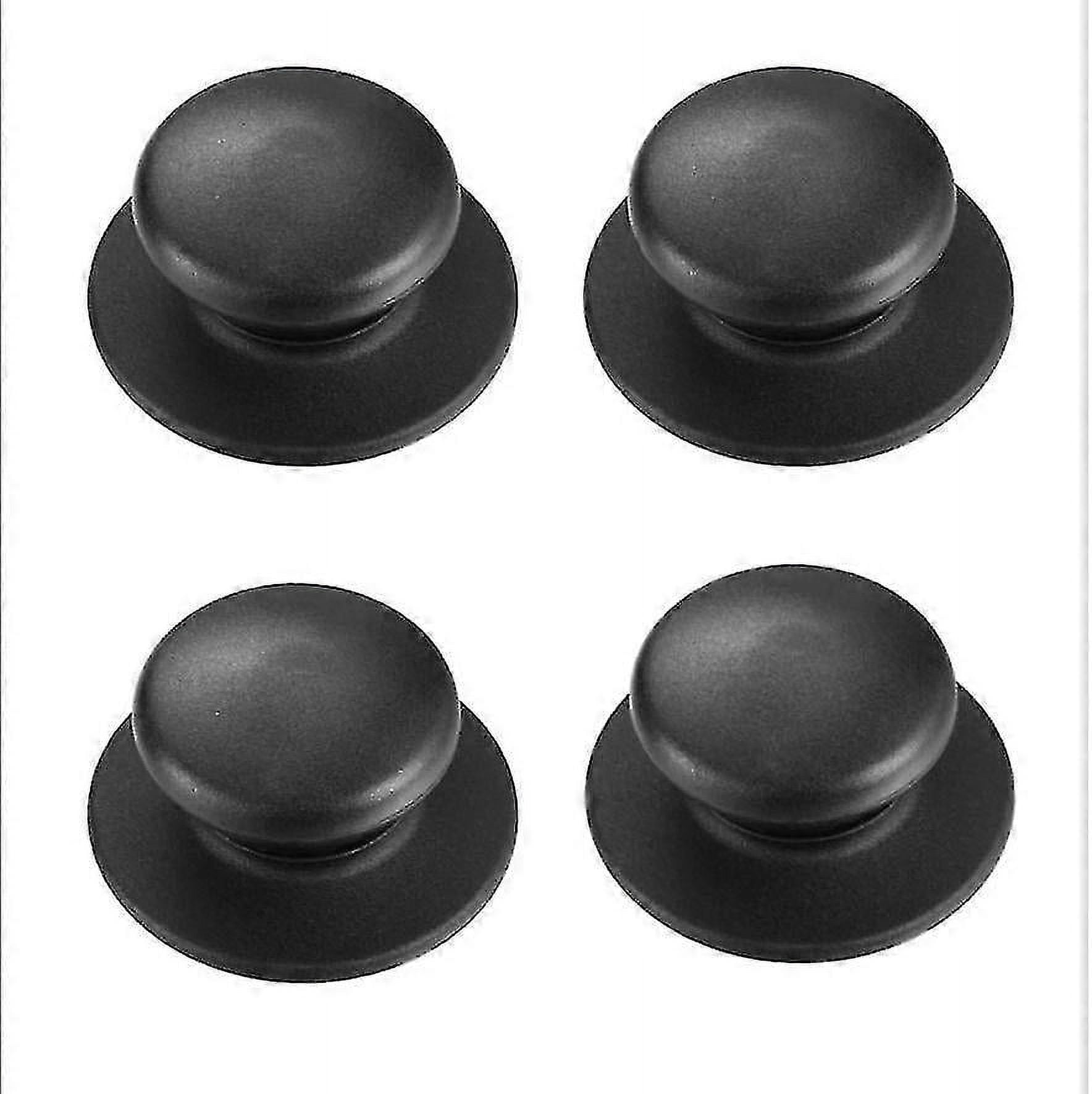 4 Pack Saucepan Lid Knobs - Black, Pot Lid Knobs, Kitchen Utensil ...