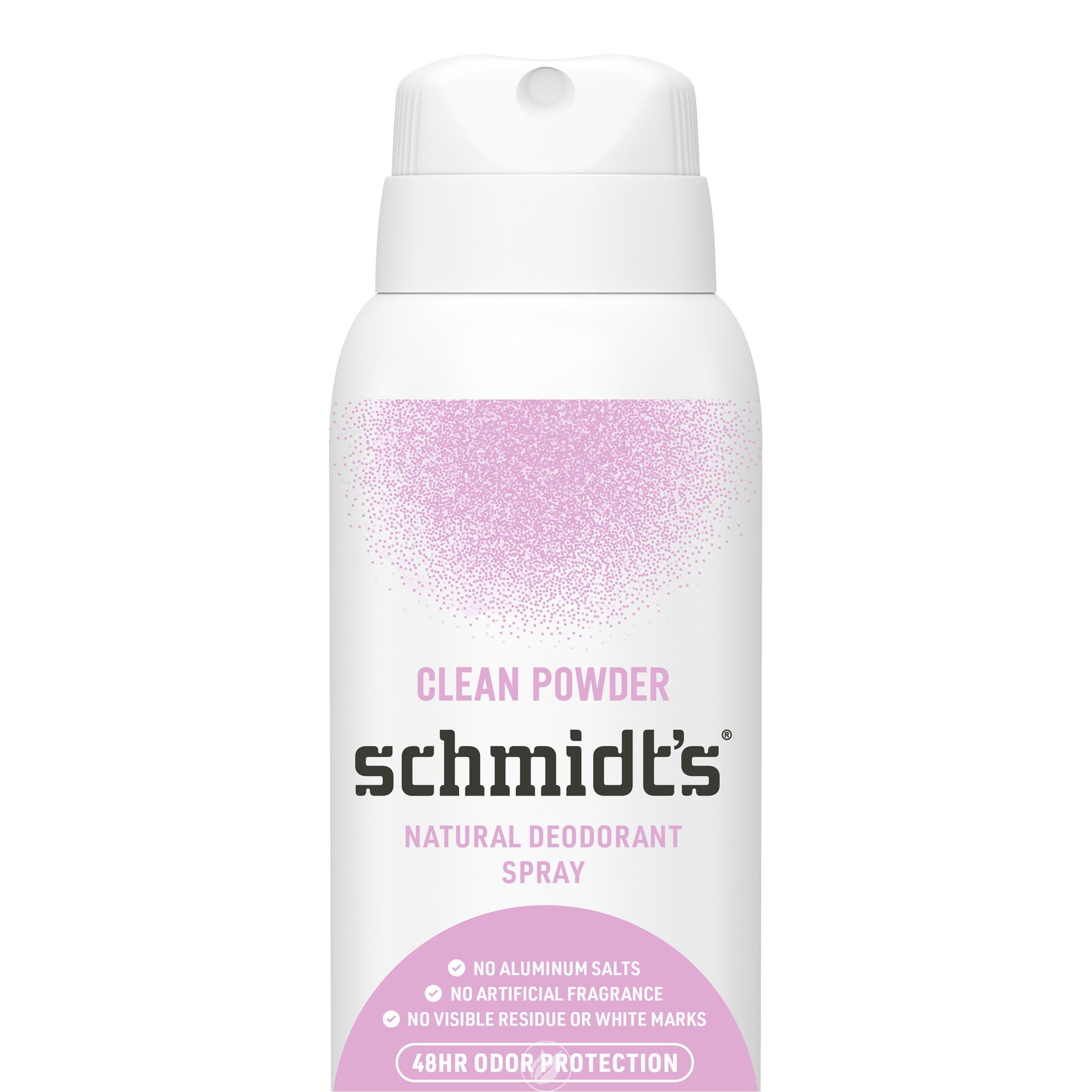 (4 Pack) Schmidt's Deodorant Spray Clean Powder 3.2oz - Walmart.com