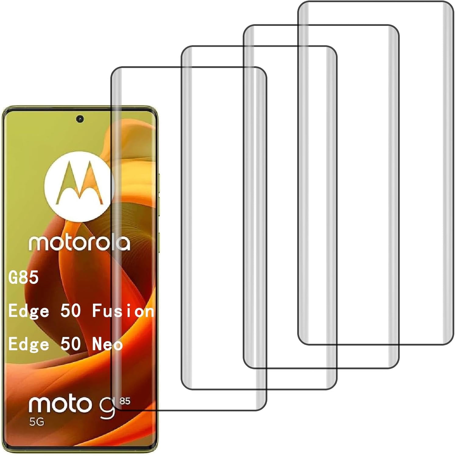 [4 Pack] Screen Protector Compatible with Motorola Moto G85 5G/Moto ...