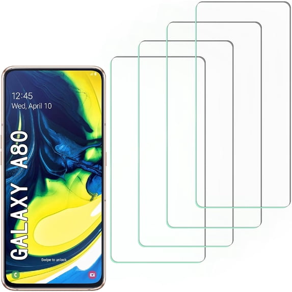 [4 Pack] Screen Protector Compatible with Samsung Galaxy A80,Scratch ...