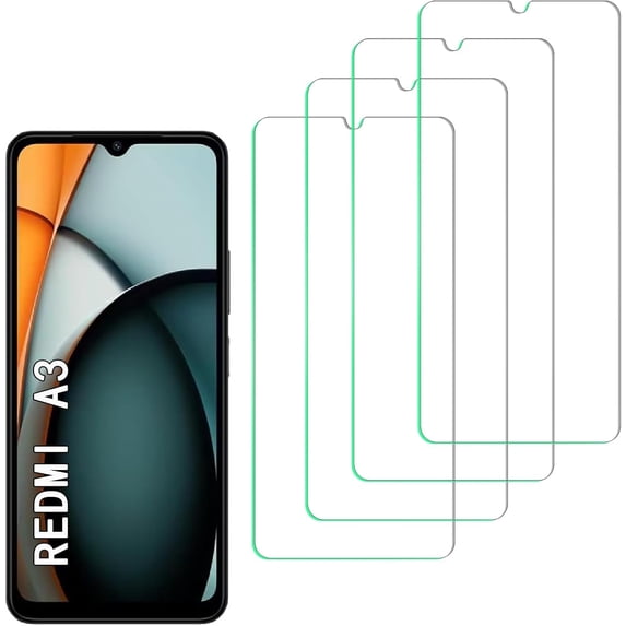 [4 Pack] Screen Protector Compatible with Xiaomi Redmi A3,Scratch ...