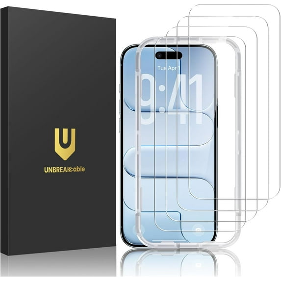 4-Pack Screen Protector for iPhone 17 Air, Double Shatterproof Tempered ...