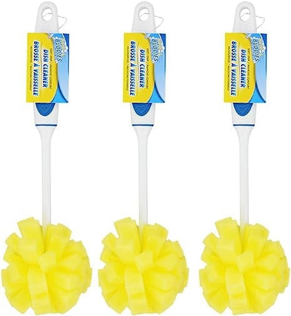 3 Pack Scrub Buddies Kitchen Sponges with Handles - Walmart.com