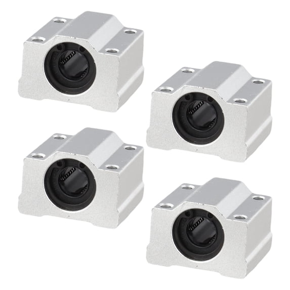4 Pack Scs12Uu 12Mm Linear Motion Ball Bearing Slide Blocks For Cnc 3D ...