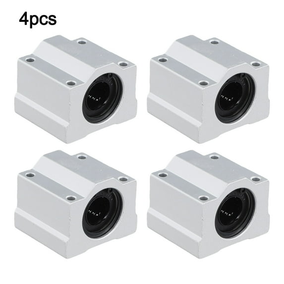 4 Pack Scs16Uu 16Mm Linear Motion Ball Bearing Slide Blocks For Cnc 3D ...