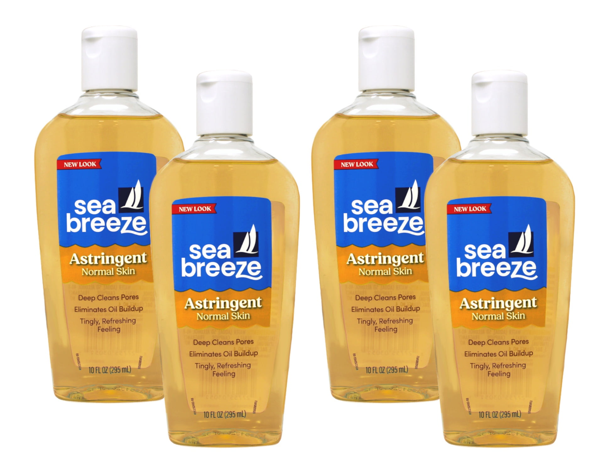 4 Pack Sea Breeze Liquid Astringent Original Formula, Classic Clean ...