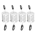 4 Pack Seal Proof Bait Cage Rigid PVC Tubing with Quick Release Clips ...