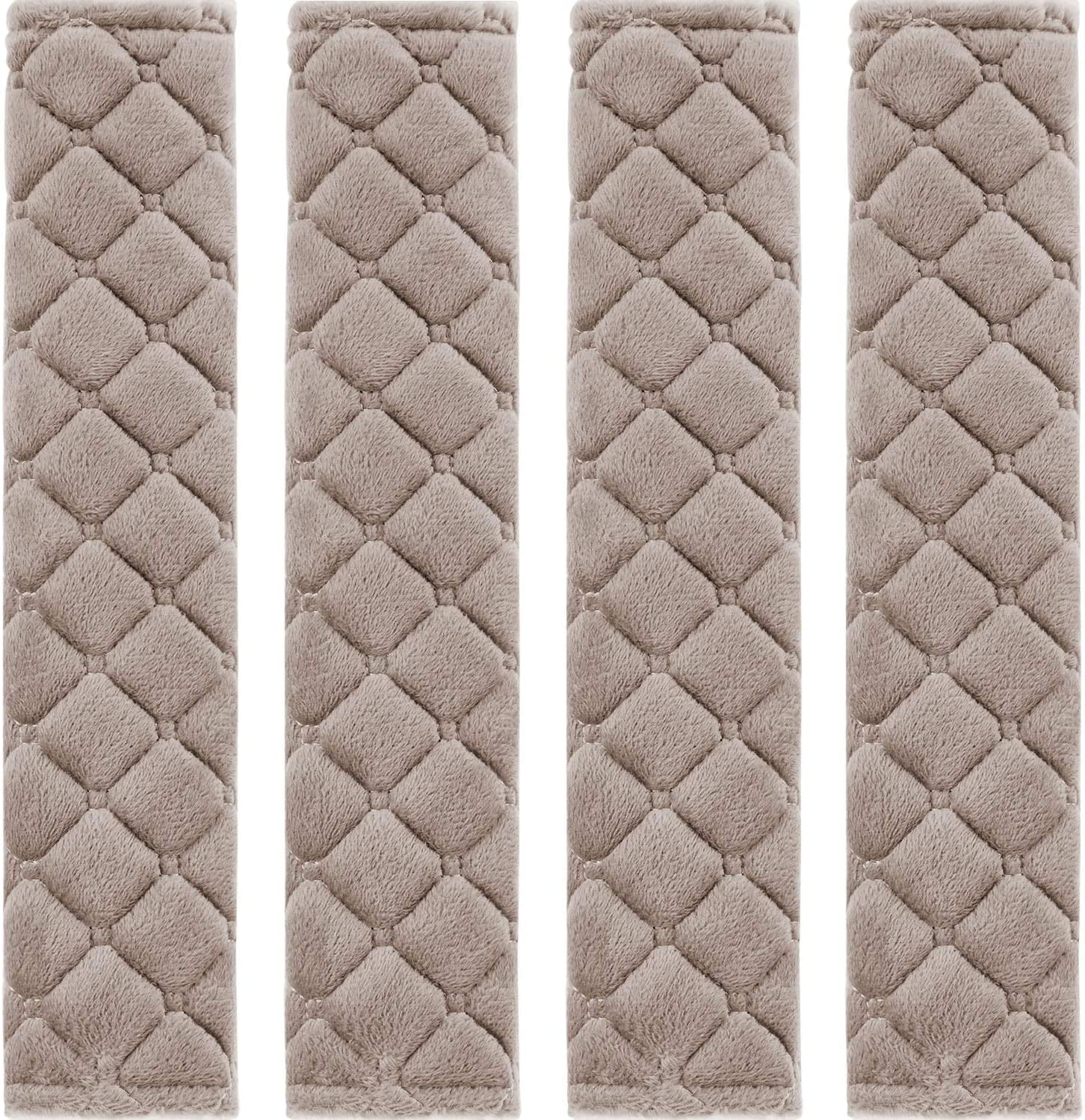 4 Pack Seat Belt Cover Extra Long Seat Belt Pads for Car Soft Comfort ...