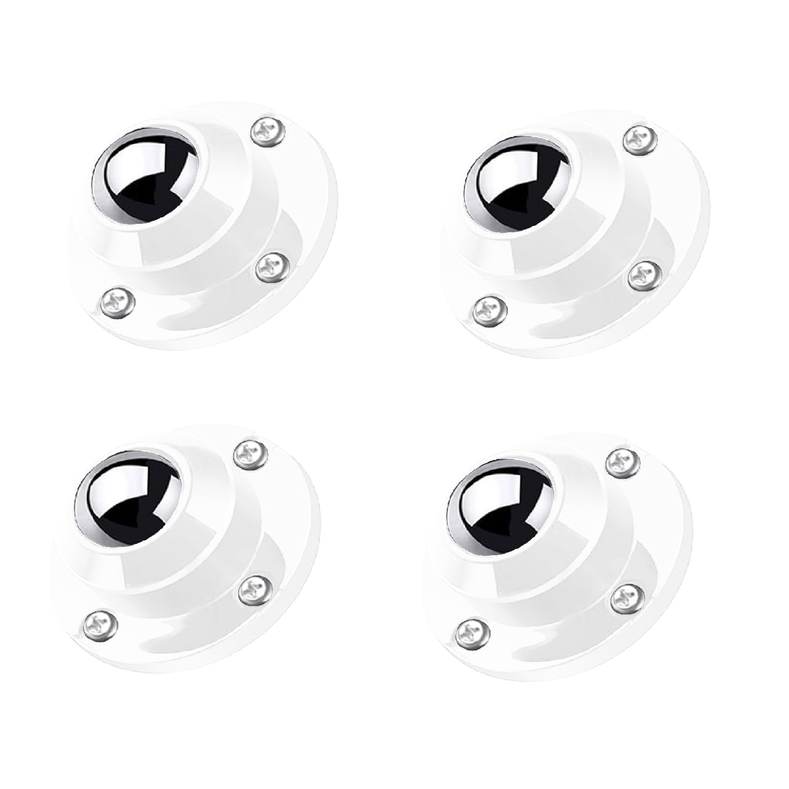 4 Pack Self Adhesive Caster Wheels 1 Inch for Furniture, Load Capacity ...