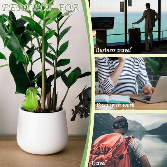 4 Pack Self Watering Spikes, Indoor Plant Watering Globes, Bird Shape ...