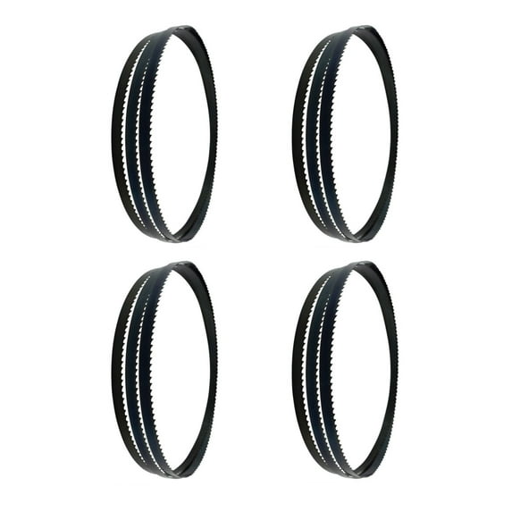 4 Pack/Set 2820x20x0.62mm/111"x0.8"x0.025" Bandsaw Blade 4 TPI Black ...