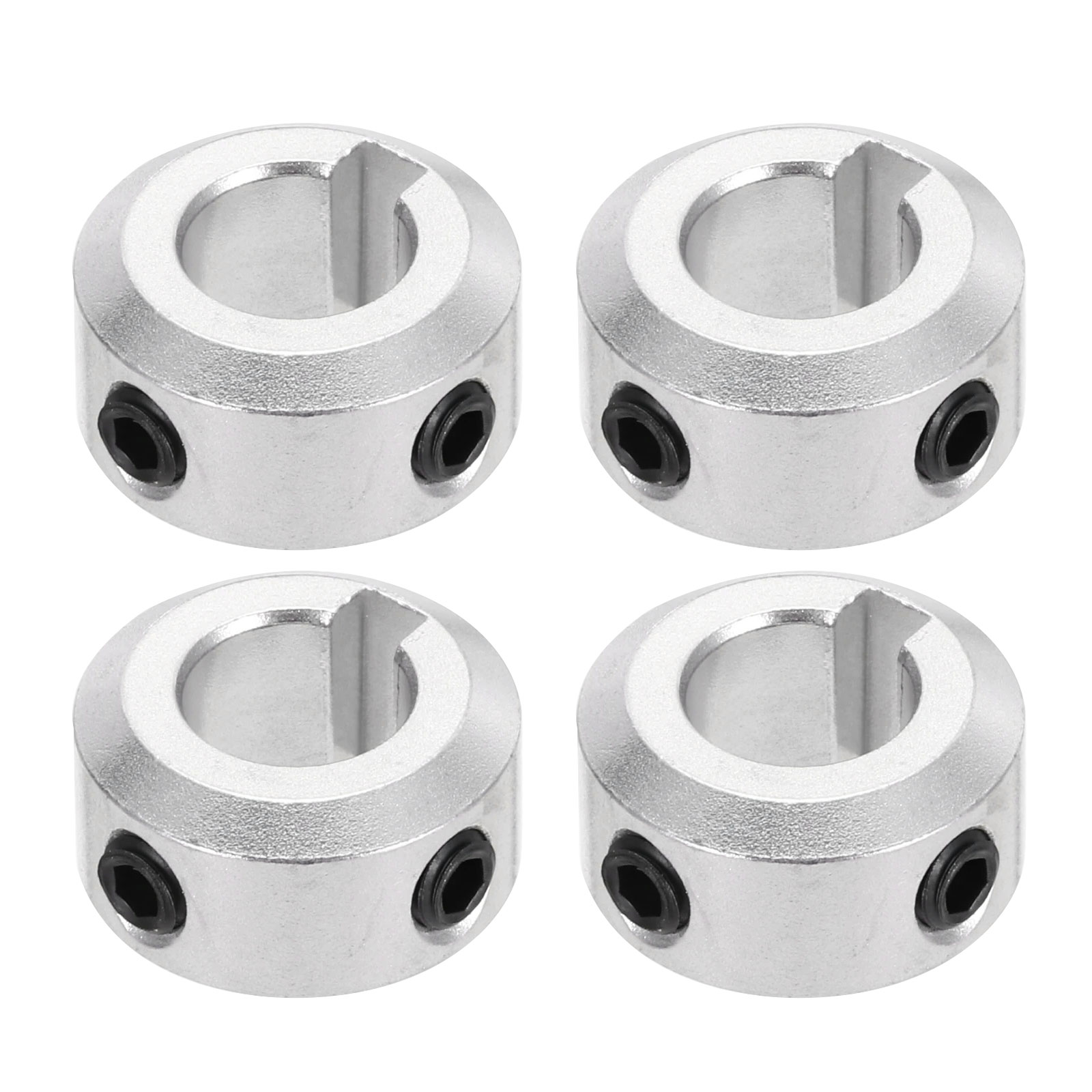 4 Pack Shaft Collar, Aluminum Alloy 3/8" Bore Shaft Collar Screw Style ...
