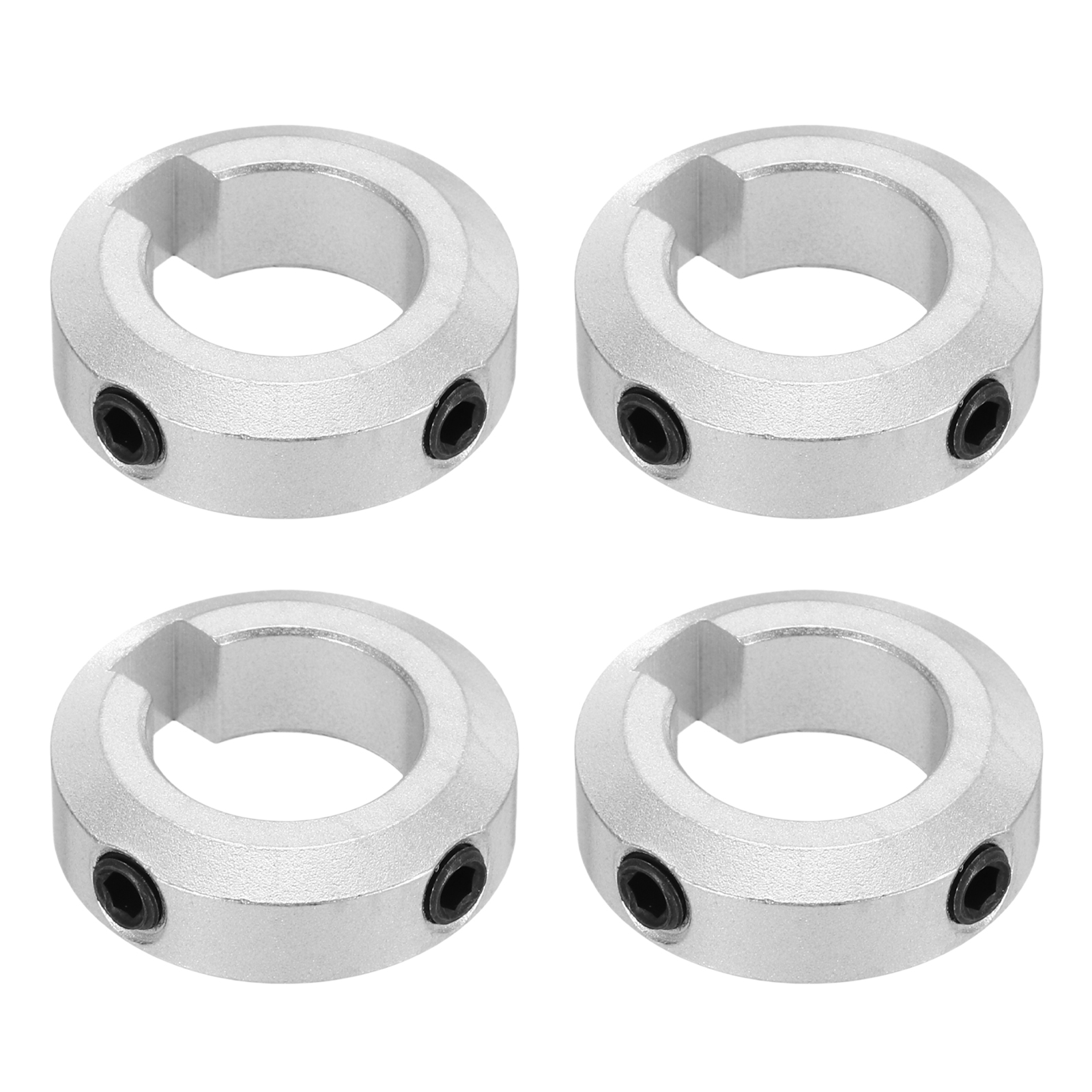 4 Pack Shaft Collar, Aluminum Alloy 5/8" Bore Shaft Collar Screw Style ...