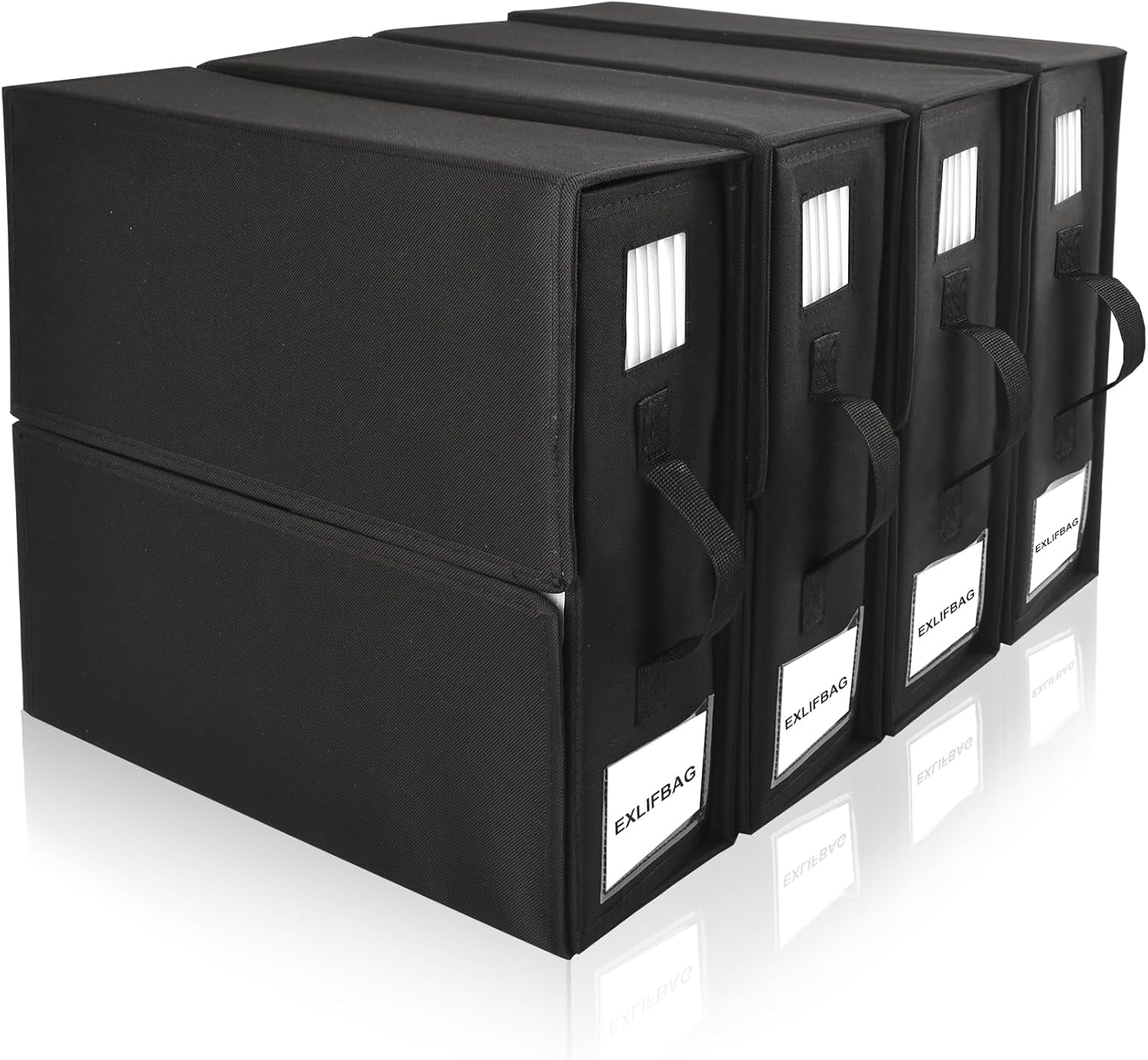 4 Pack Sheet Organizers and Storage, Foldable Bed Sheet Organizer for ...