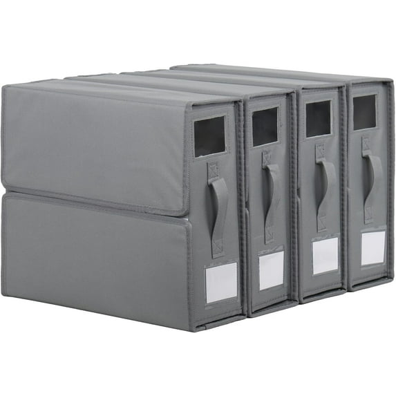 4 Pack Sheet Organizers and Storage Foldable Sheet Organizer for Linen ...