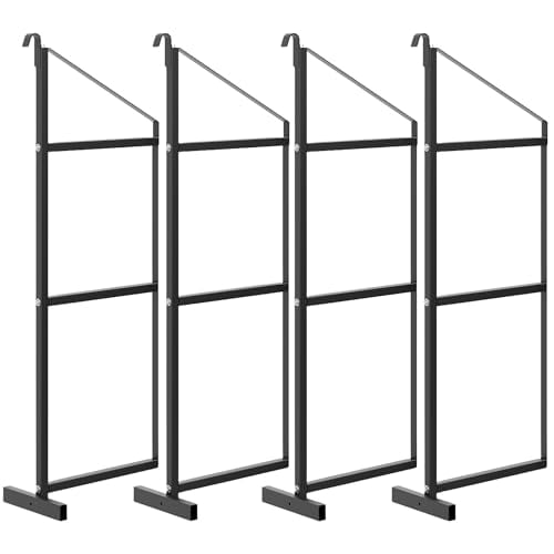 4-Pack Shipping Container Shelving, 60” x 22” Hanging Cargo Shelving ...