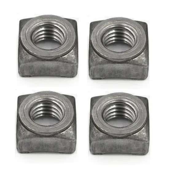 (4 Pack Ships Fast) 1/2-20 Unf Steel Square Weld Nut Bung - Walmart.com