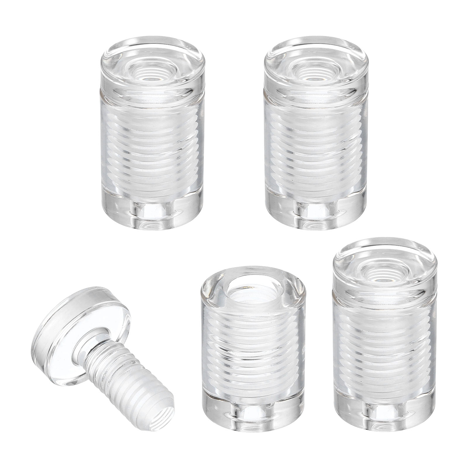 4 Pack Sign Standoff Screws, 3/4" x 1-3/8" Acrylic Wall Standoffs Mount ...