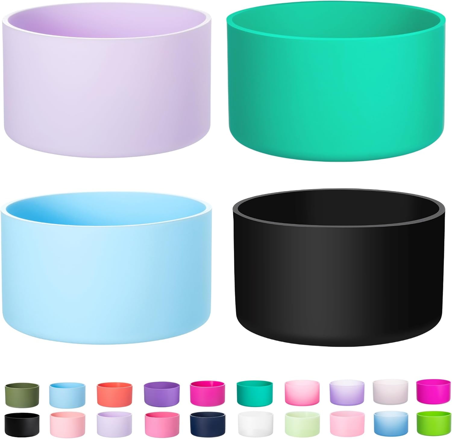 4-Pack Silicone Boot for Tumbler Boot Stanley Cup Quencher IceFlow ...